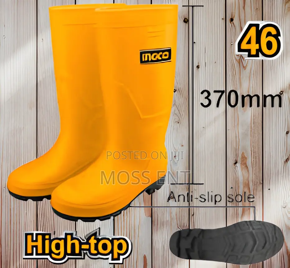 Yellow Rain Boots 46 - Ssh092l.46 in Kokomlemle - Safety Equipment ...