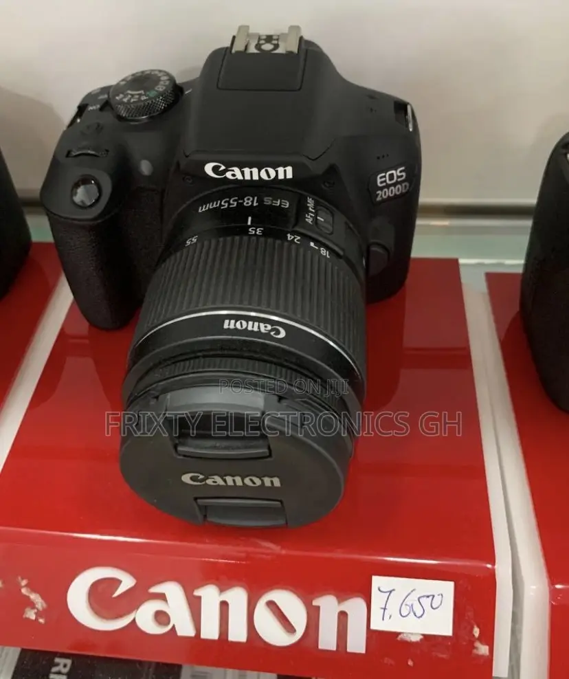 New Canon 2000D DSLR Camera 18-55mm Kit in Accra Metropolitan - Photo ...