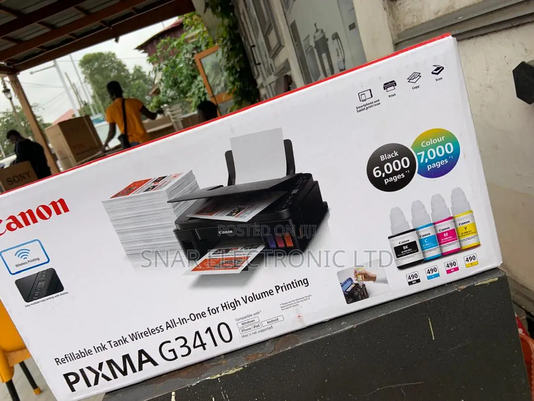 Cute Canon Pixma G3410 All in One Inkjet Wireless Printer in Accra ...
