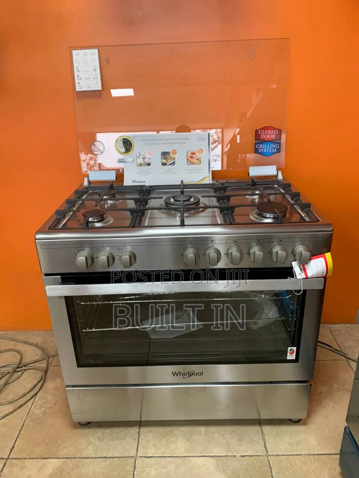 Unboxing Whirlpool 90X60 5burner Gas Cooker,Oven Grill in Accra ...