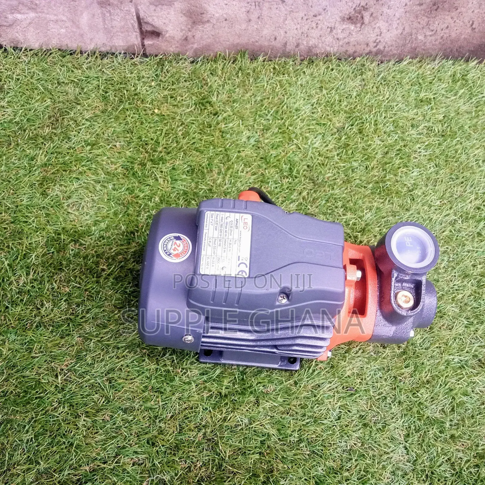 LEO 0.5hp Stainless Steel Jet Pump APM37 Peripheral Pump 0.5 in Accra ...