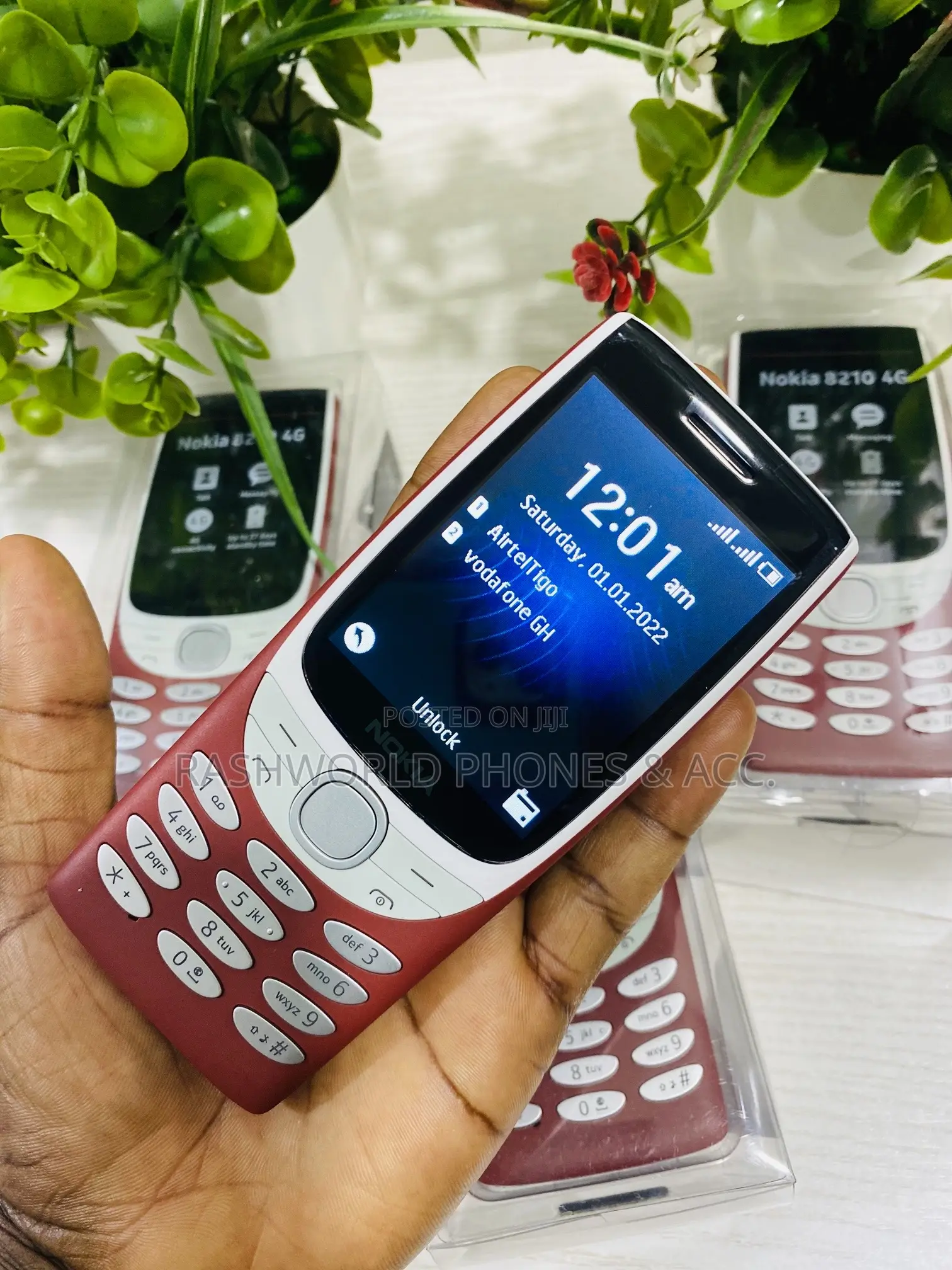 New Nokia 8210 Red in Weija - Mobile Phones, Rash Hajia Gold | Jiji.com.gh