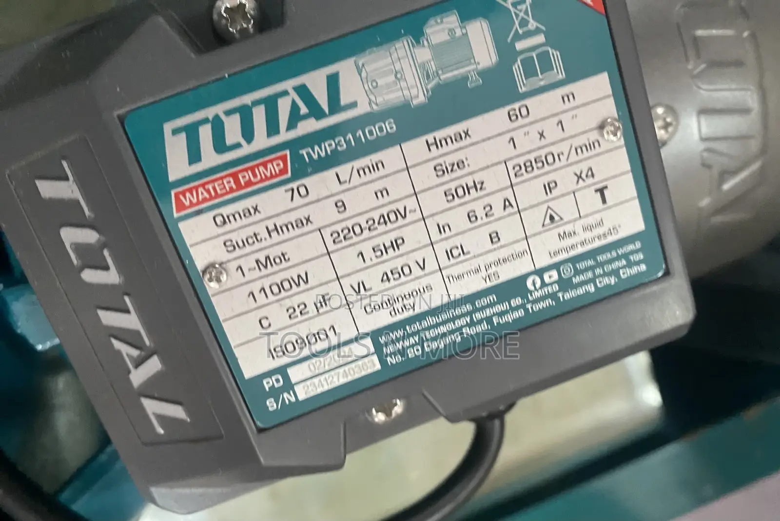 Total Jet Water Pump 1.5hp in Accra Metropolitan - Plumbing & Water ...