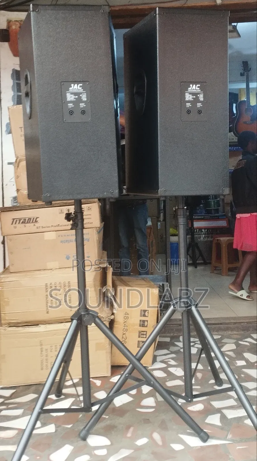 JAC Half Range Speakers With Stand (Pair) in Accra Metropolitan - Audio ...