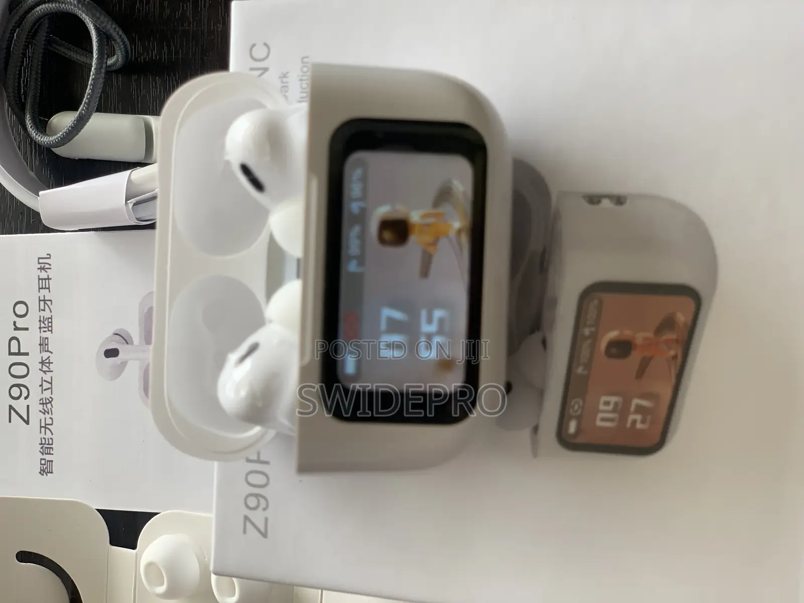 Z90 Pro Airpod 2 With Display Screen + ANC/ENC in Circle - Headphones ...