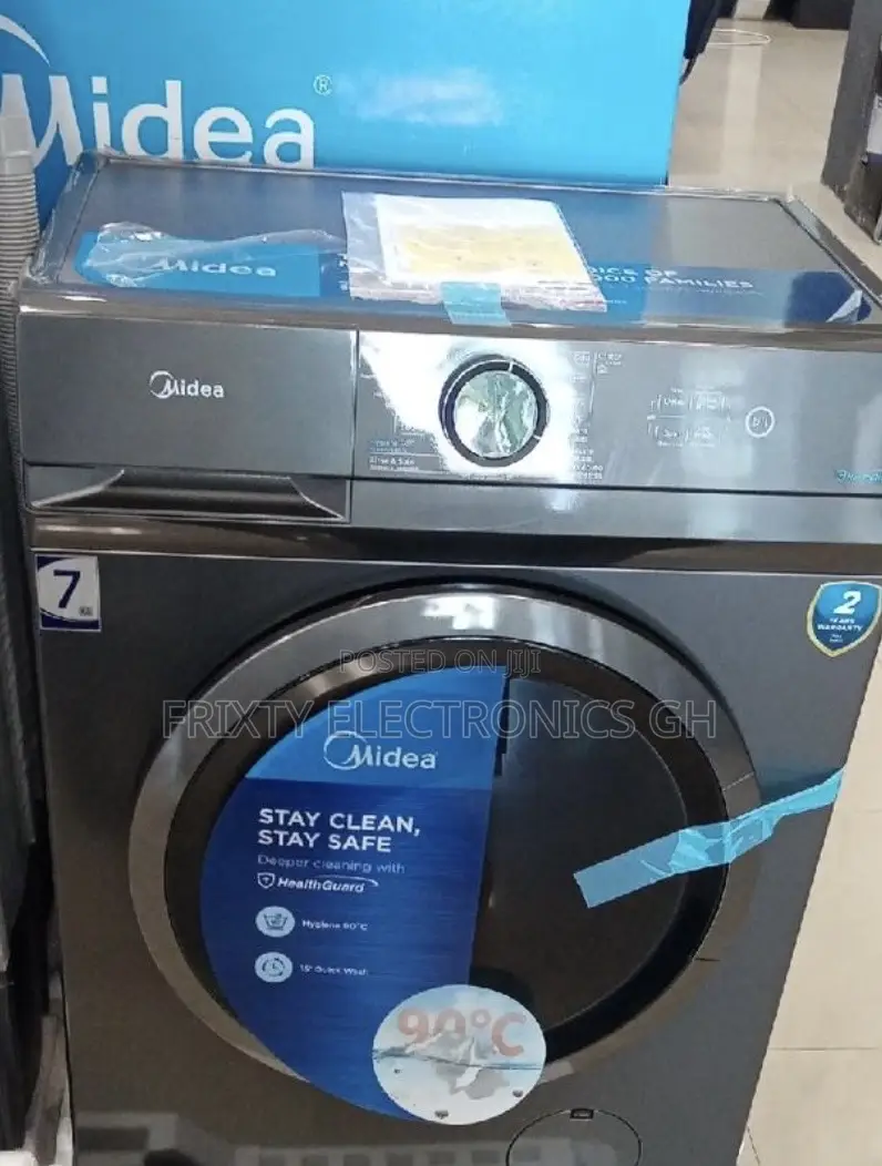 Incredible Midea 7kg Front Load Full Auto Washing Machine in Accra ...