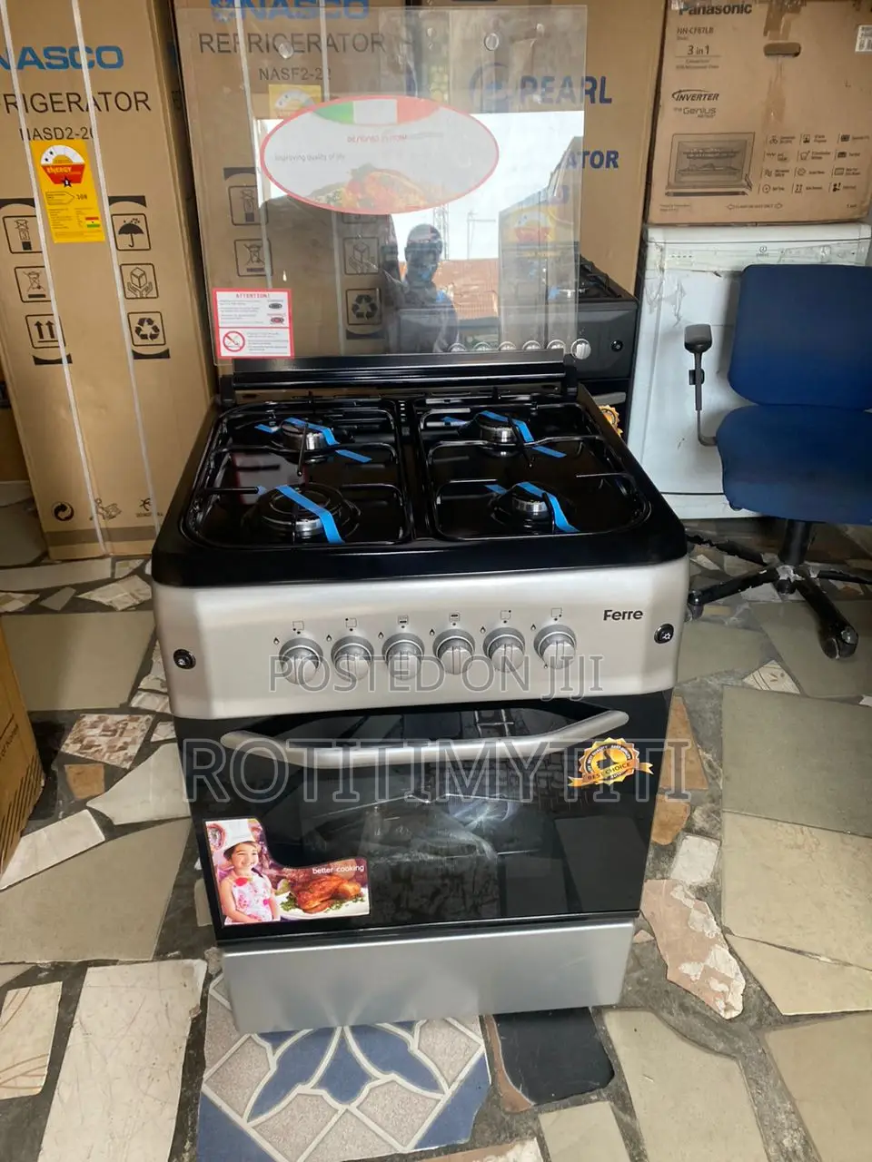 Ferre Gas Cooker With Auto Ignition 60X60. Turkish Made in Accra ...