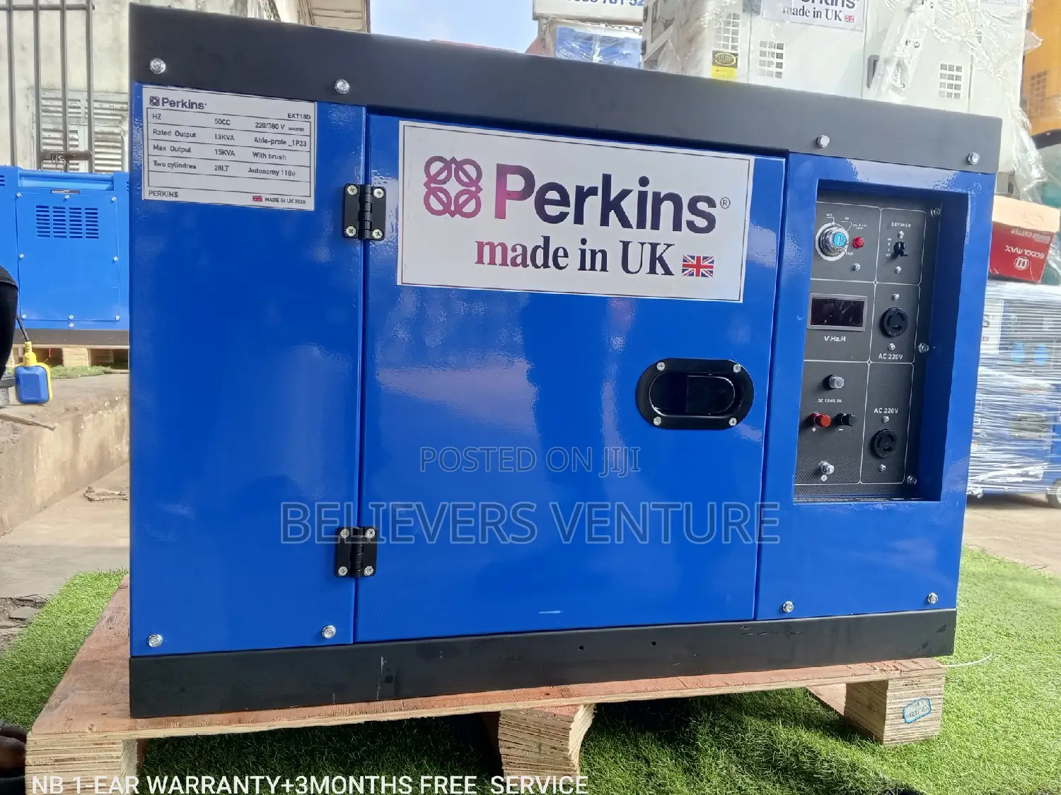 Perkins Generator Silent Diesel 15kva 16500W Key Start 35HP in Accra ...
