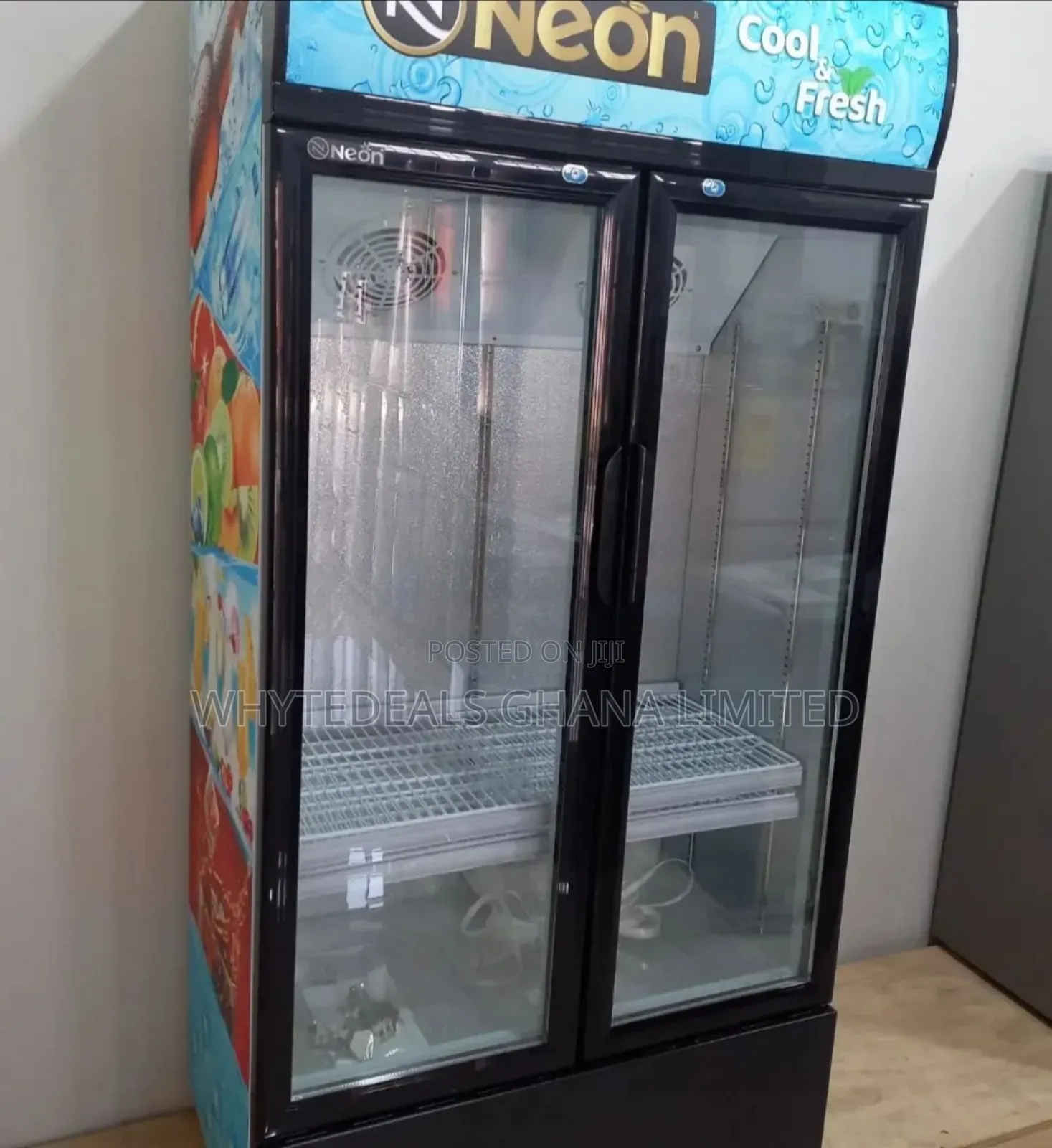 Neon Double Door Beverage Cooler/Display Fridge for Drinks in Accra ...
