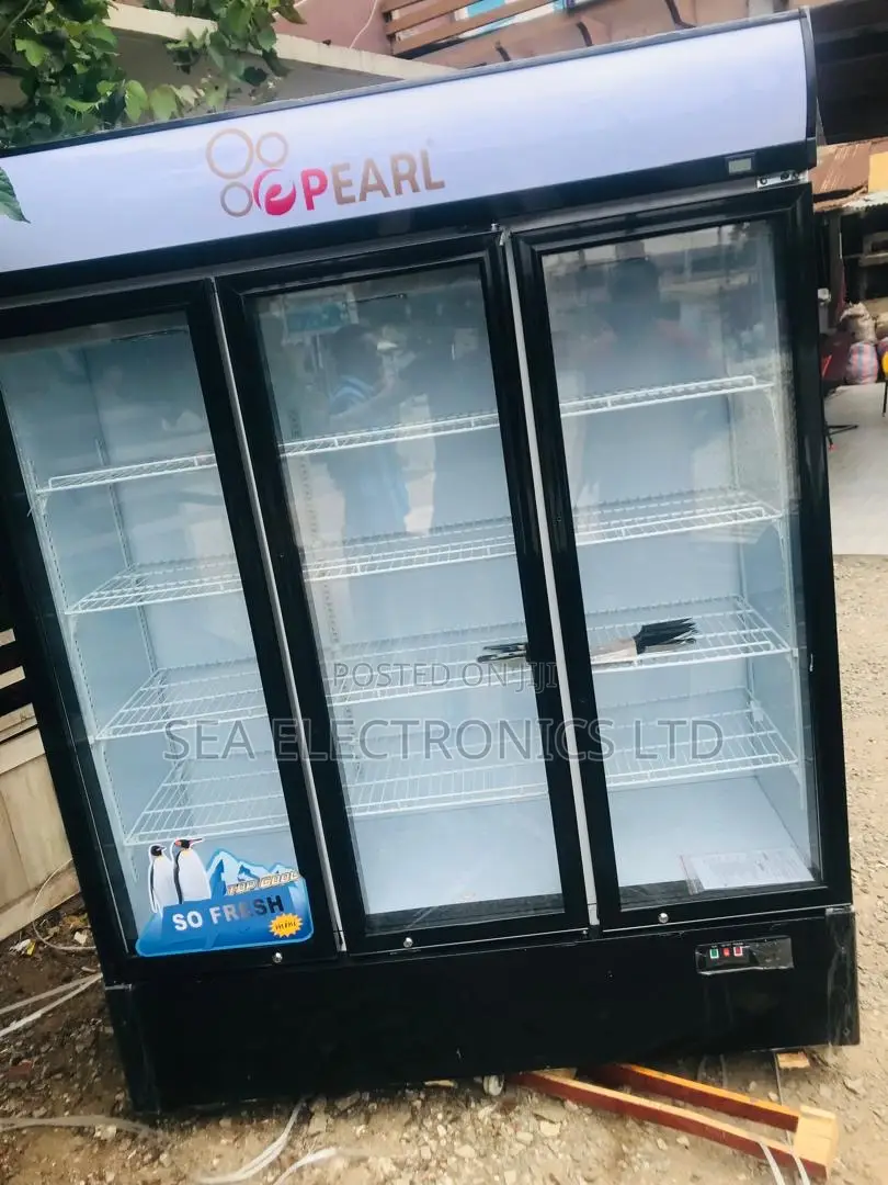 Super Authentic Pearl 3 Doors Display Fridge in Stock in Accra ...