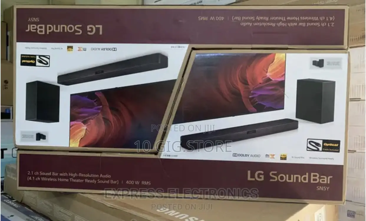 Redeem LG Sound Bar Sn5-2.1ch,400W in Adabraka - Audio & Music Equipment, Ten Gig | Jiji.com.gh