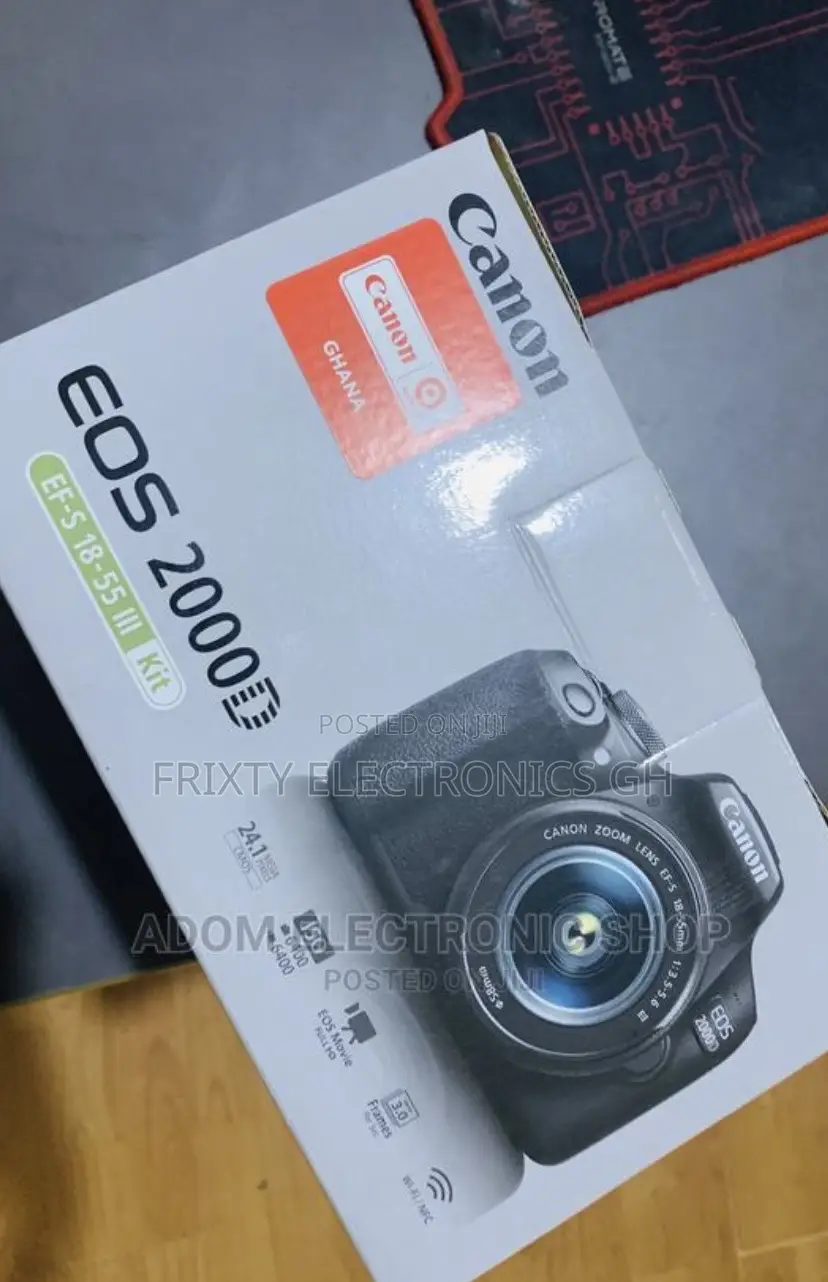 Canon 2000d Camera Screen + Lens 18-55 Mm Sealed in Accra Metropolitan ...
