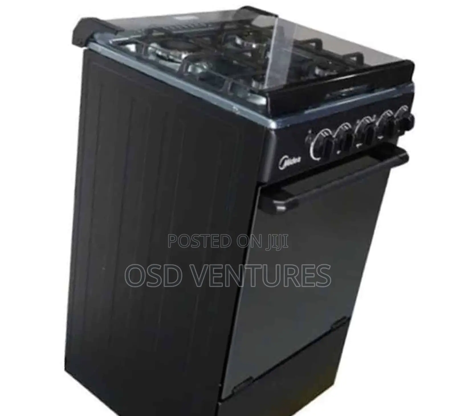 Wonderful MIDEA-4-BURNER-GAS-COOKER-BLACK-MIRROR-SP5055T082 in Accra ...