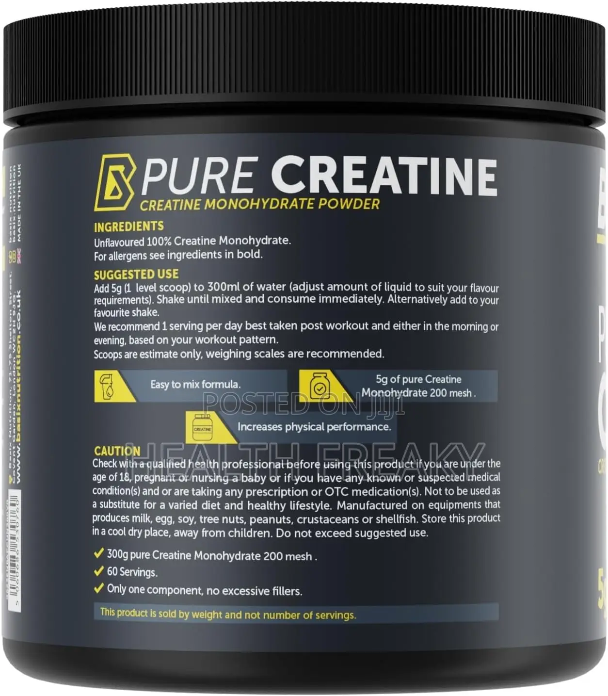 Creatine Basix Pure Creatine Monohydrate Muscle Builder in Accra ...