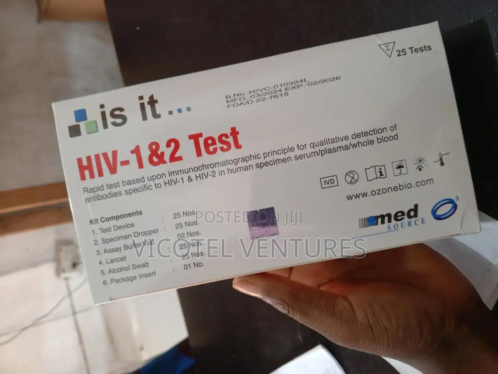 HIV Test Kit in Mamprobi - Medical Supplies & Equipment, Vicotel ...