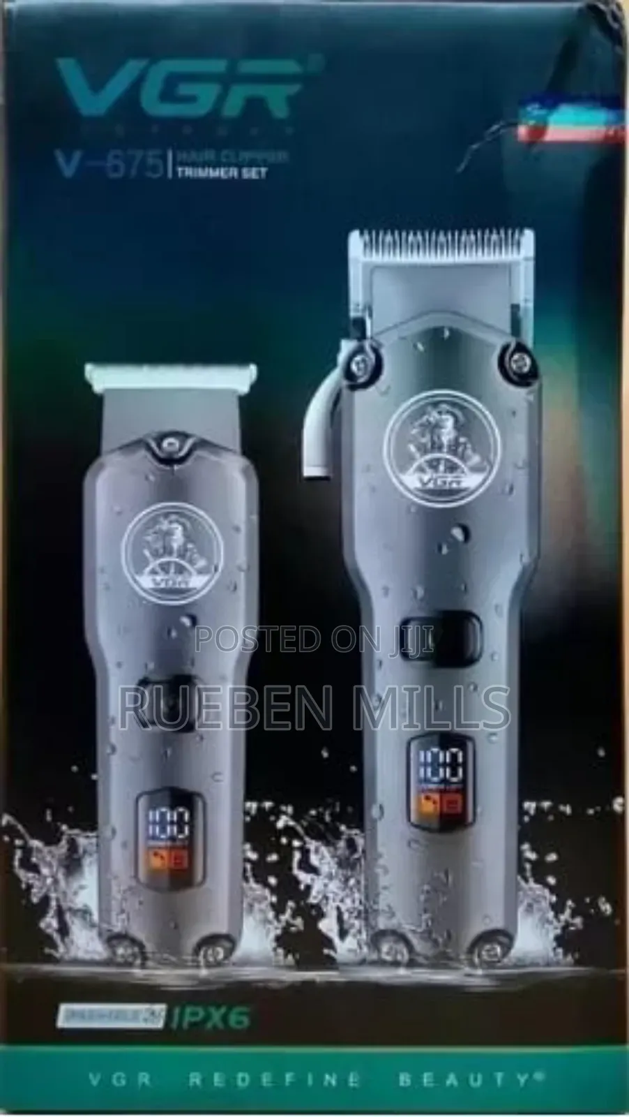 VGR v-675 Chargeable Full Metal Hair Clipper Beard Trimmer in Accra Metropolitan - Tools ...