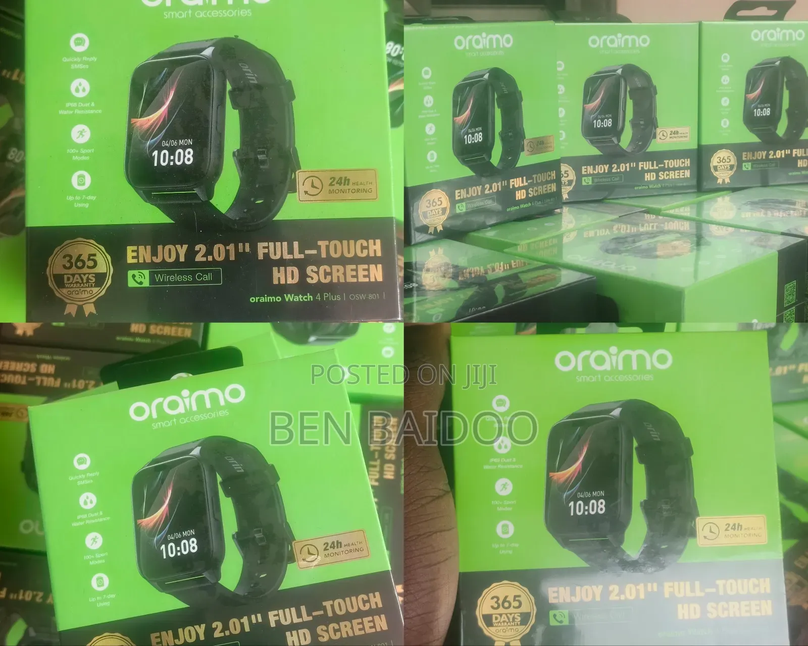 Oraimo Smartwatch 4 (Health Monitor) in Accra Metropolitan - Smart ...