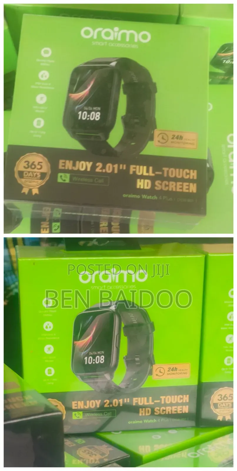 Oraimo Smartwatch 4 Plus (Best Quality) in Accra Metropolitan - Smart ...
