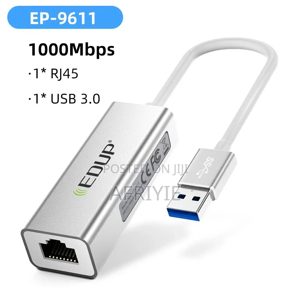 EDUP GIGABYTE USB / Type C to Ethernet Adapter RJ45 Port in Pokuase ...