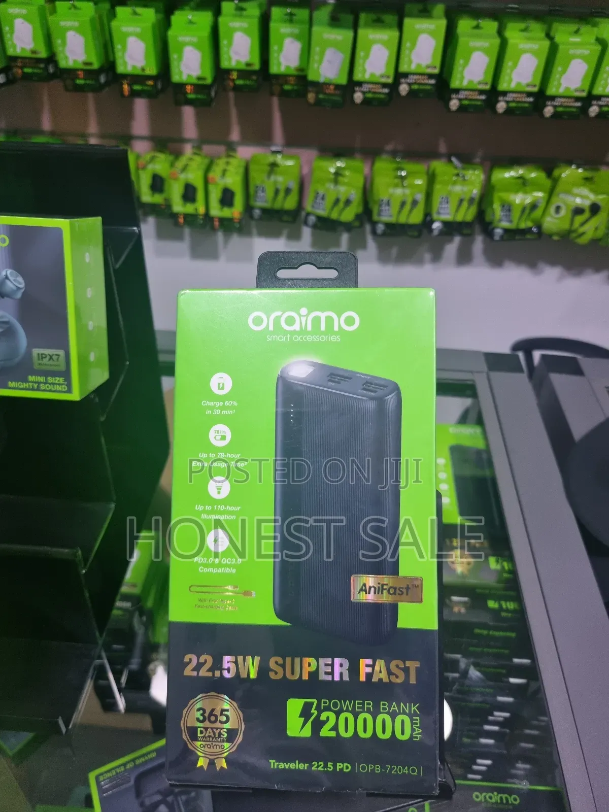Oraimo Traveler 22.5 PD 20000mah 22.5W Power Bank in Madina ...
