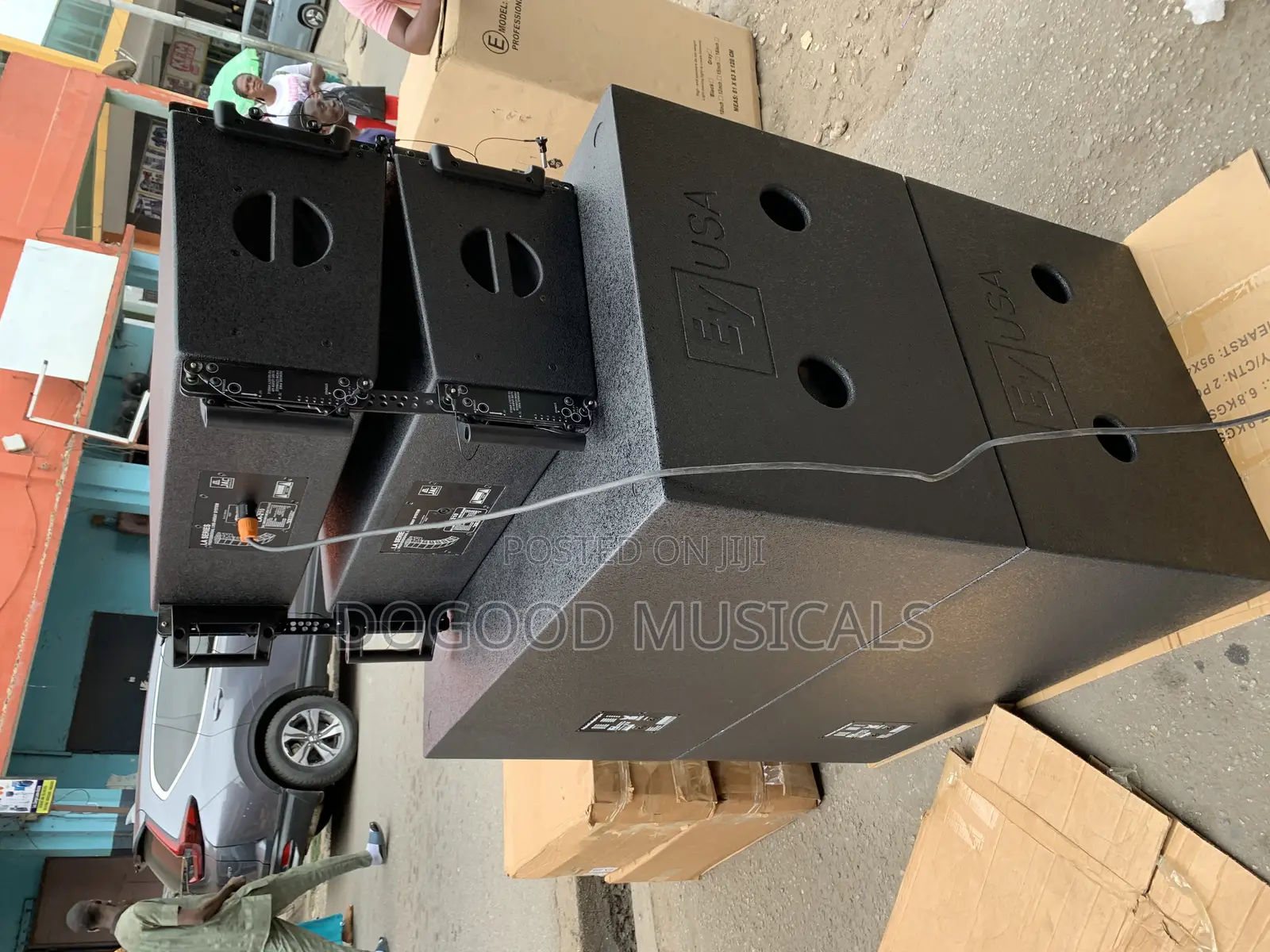 JAC Line Array,Ev Double Sub,Amplifiers Set as Seen in Accra ...