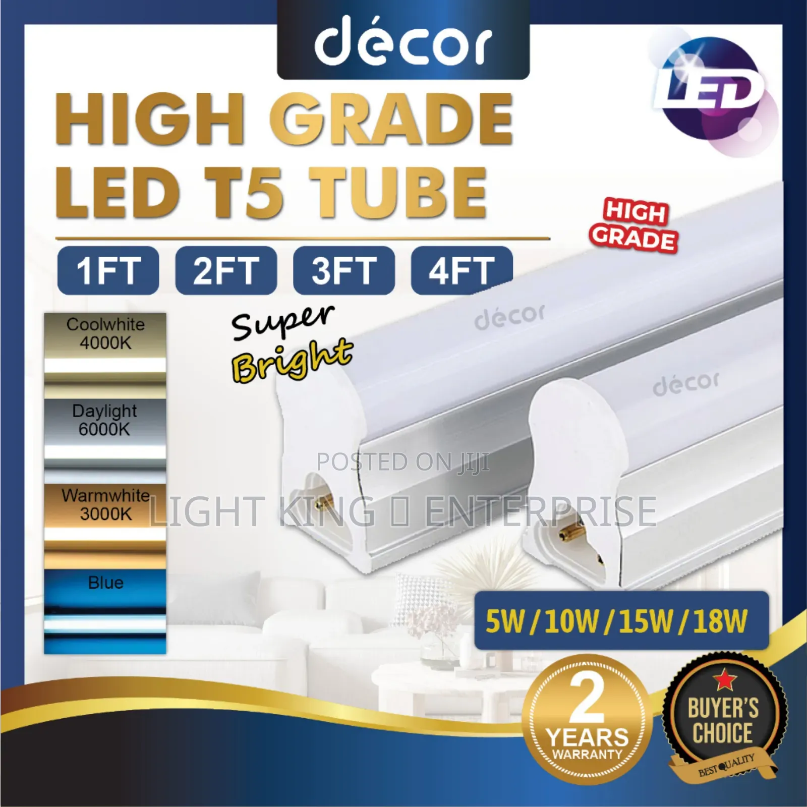 High Grade T5 Led Tube 4feet in Accra Metropolitan - Lighting, Kingsley ...