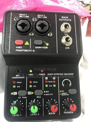 3 Channels Music Audio Mixer With Inbuilt Sound Card in Kumasi ...