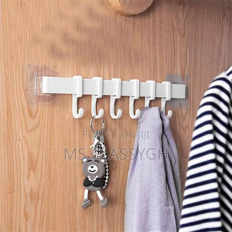 Hook Rack No Punching Hanging Rod Rack Strong Adhesive Toile for sale ...