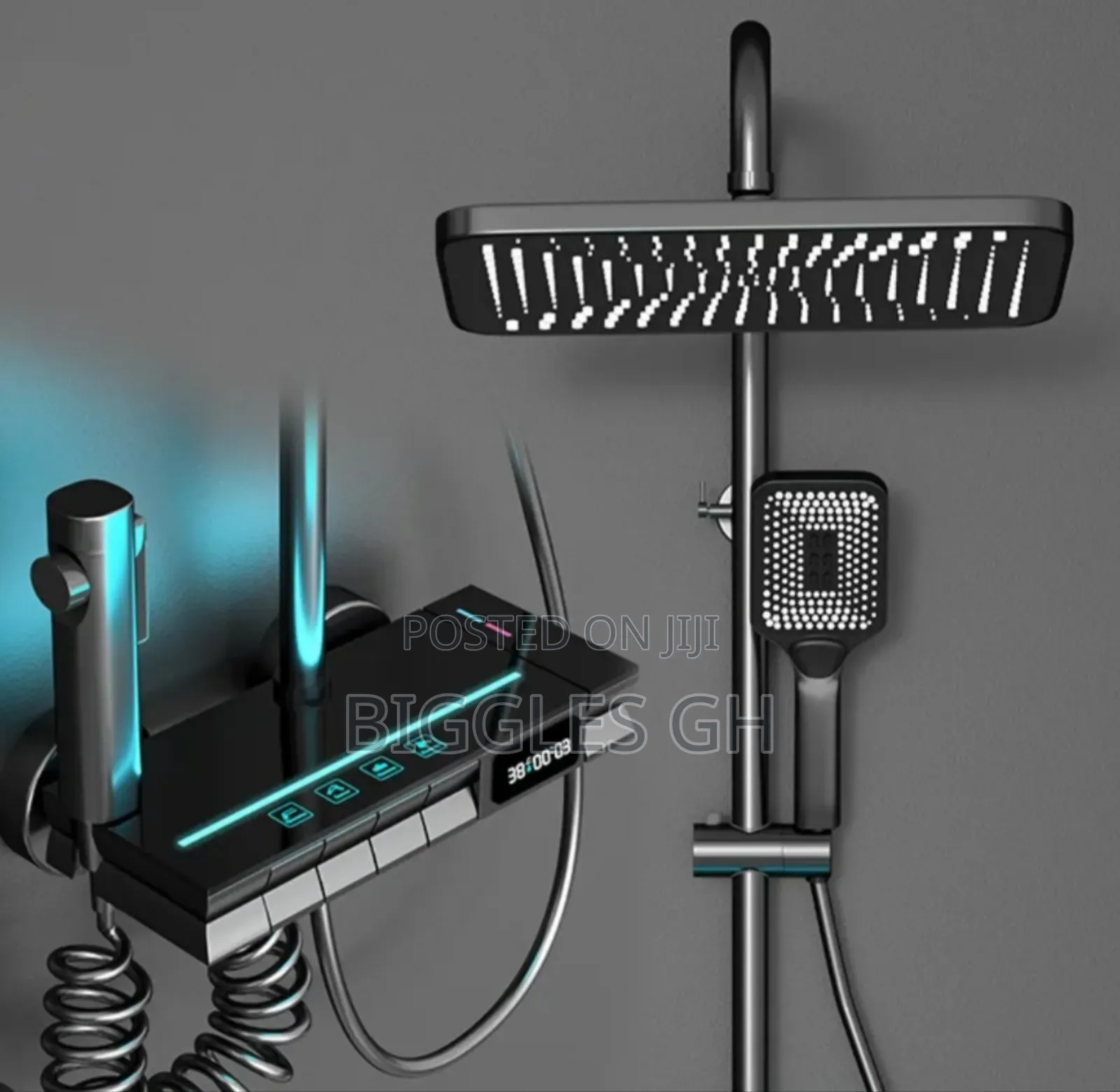 LED Temperature Display 4 in 1 Shower - Piano Shower in Accra ...