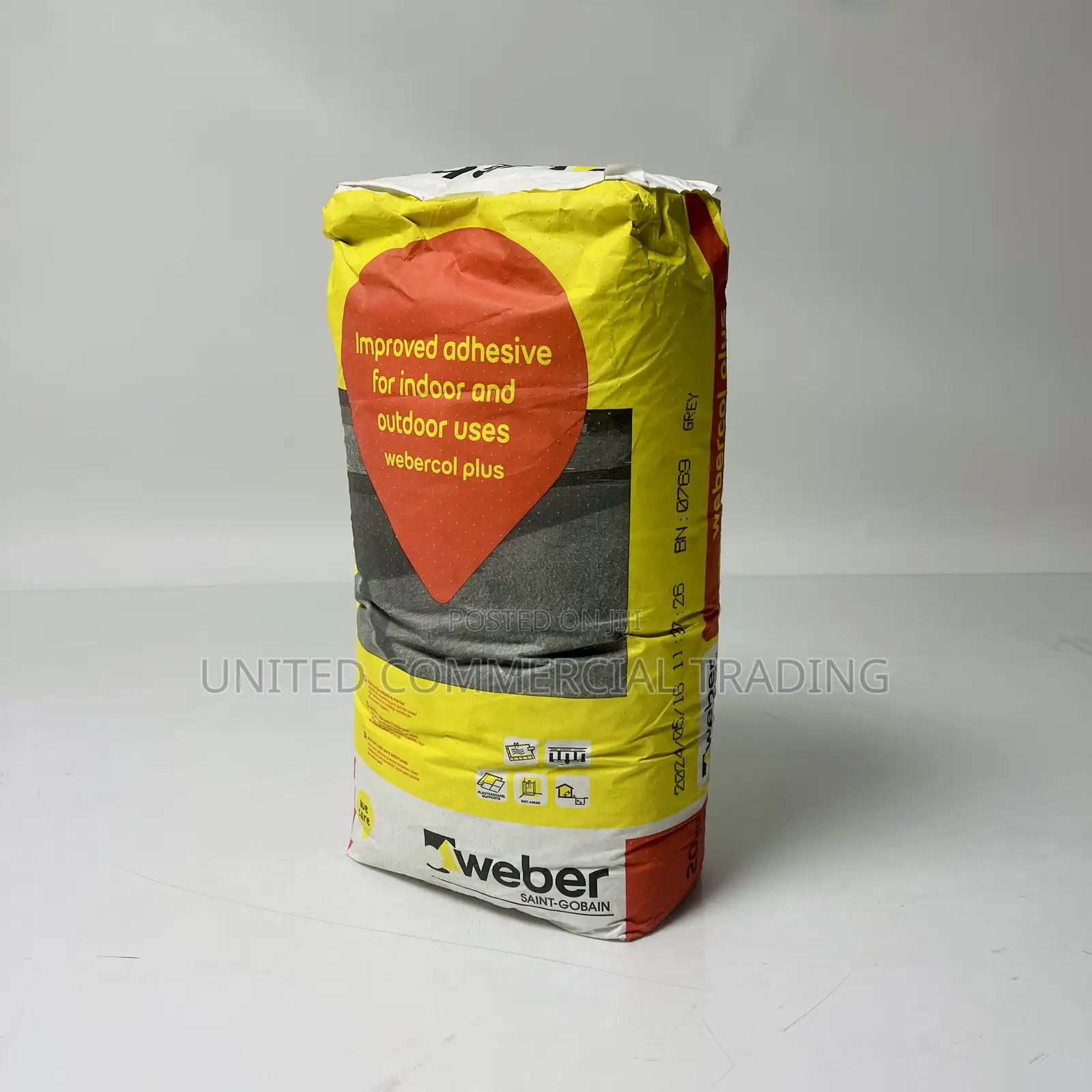 Weber Col Plus Grey (20KG) in Spintex - Building Materials & Supplies ...