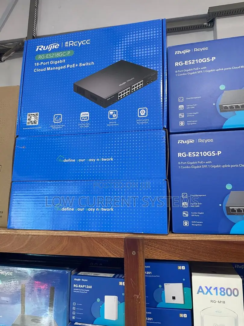 Ruijie 16 Port Poe 240w Managed Claud Switch Networking Ip in Spintex ...