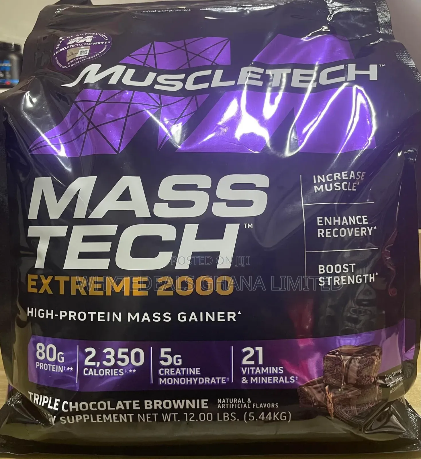 BULKING TIME! Masstech Extreme 2000 VANILLA MILKSHAKE 12lbs in Accra ...