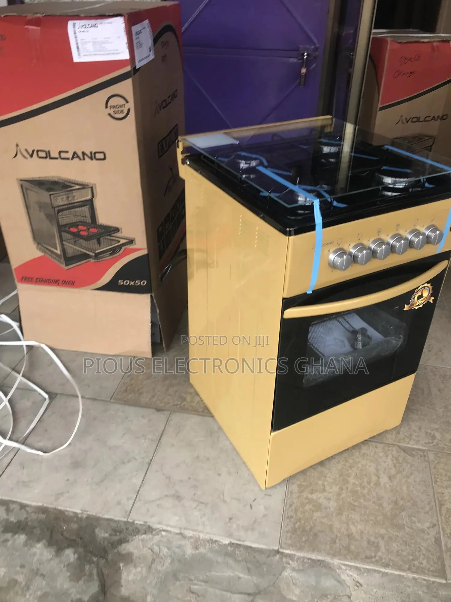 Volcano Gas Oven 4 Burner (50x50) Available in Adabraka in Adabraka ...