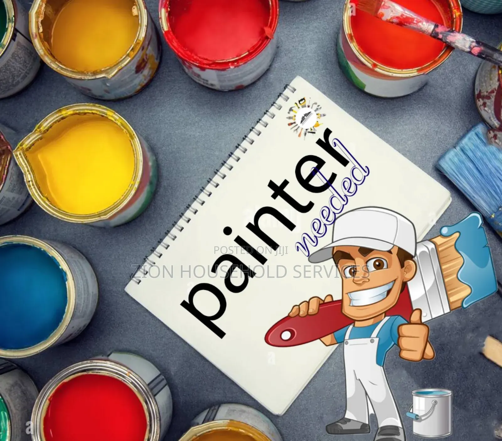 Vacancy for a Painter in Madina - Building & Trade Services, Zion Household Services | Jiji.com.gh