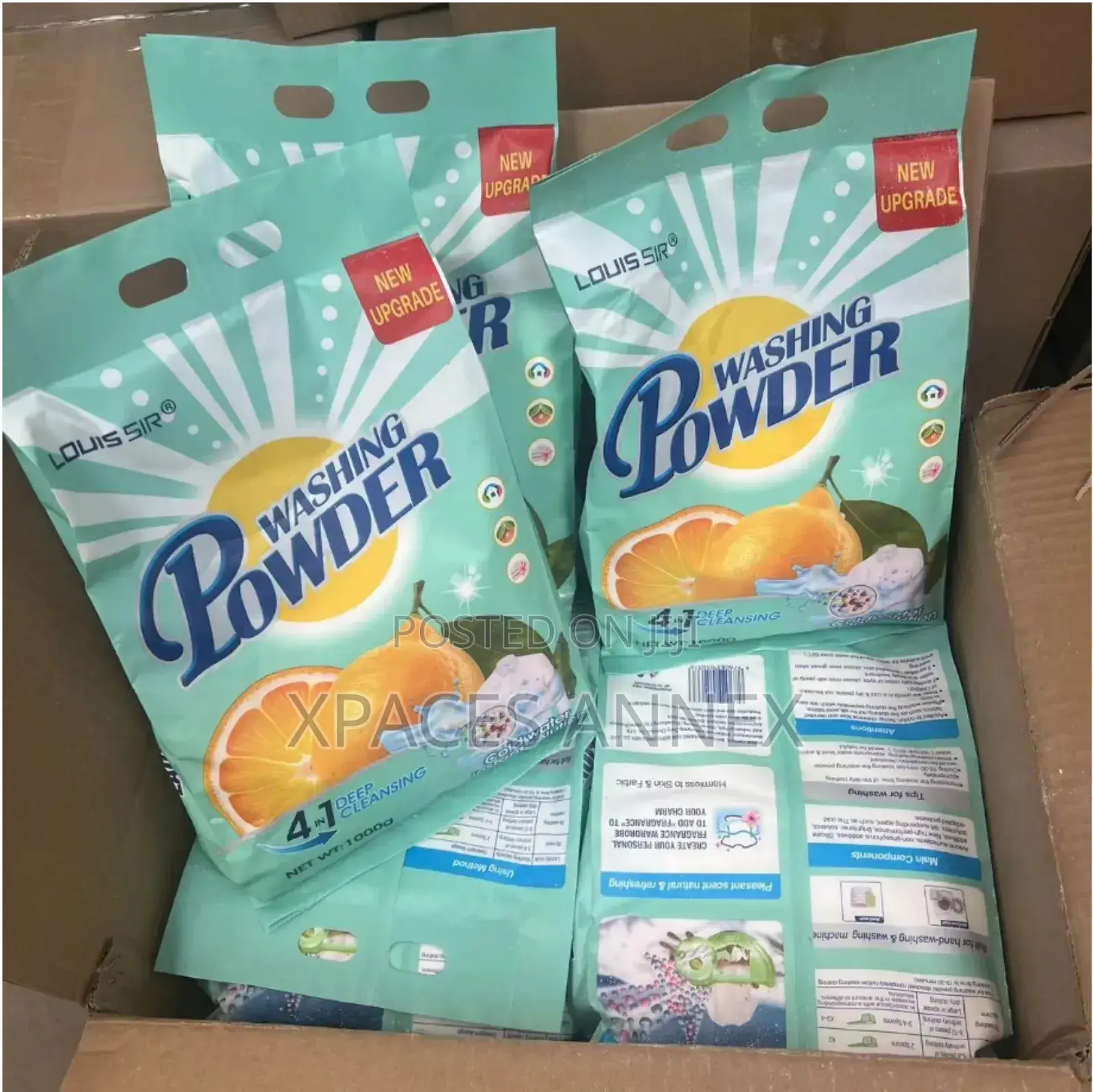 New Washing Foaming Powder, Fragrance 4 In1 200g for 50pack in Adenta ...