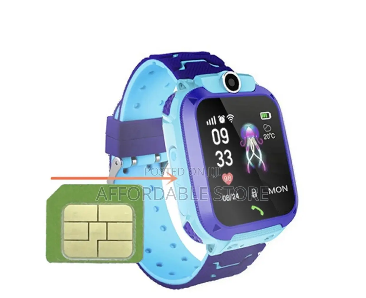 Kids Sim Card Phone Smart Watch +Gps Tracker (Kids Safety) in Adenta ...