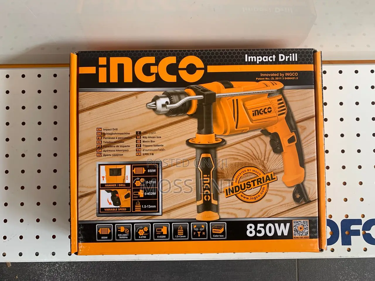 INGCO Impact Drill 850w + 1set Extra Carbon Brush - ID8508 in ...