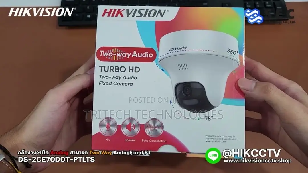 Hikvision Analog 2mp Pt Full Color Two Way Audio Camera in Lapaz ...