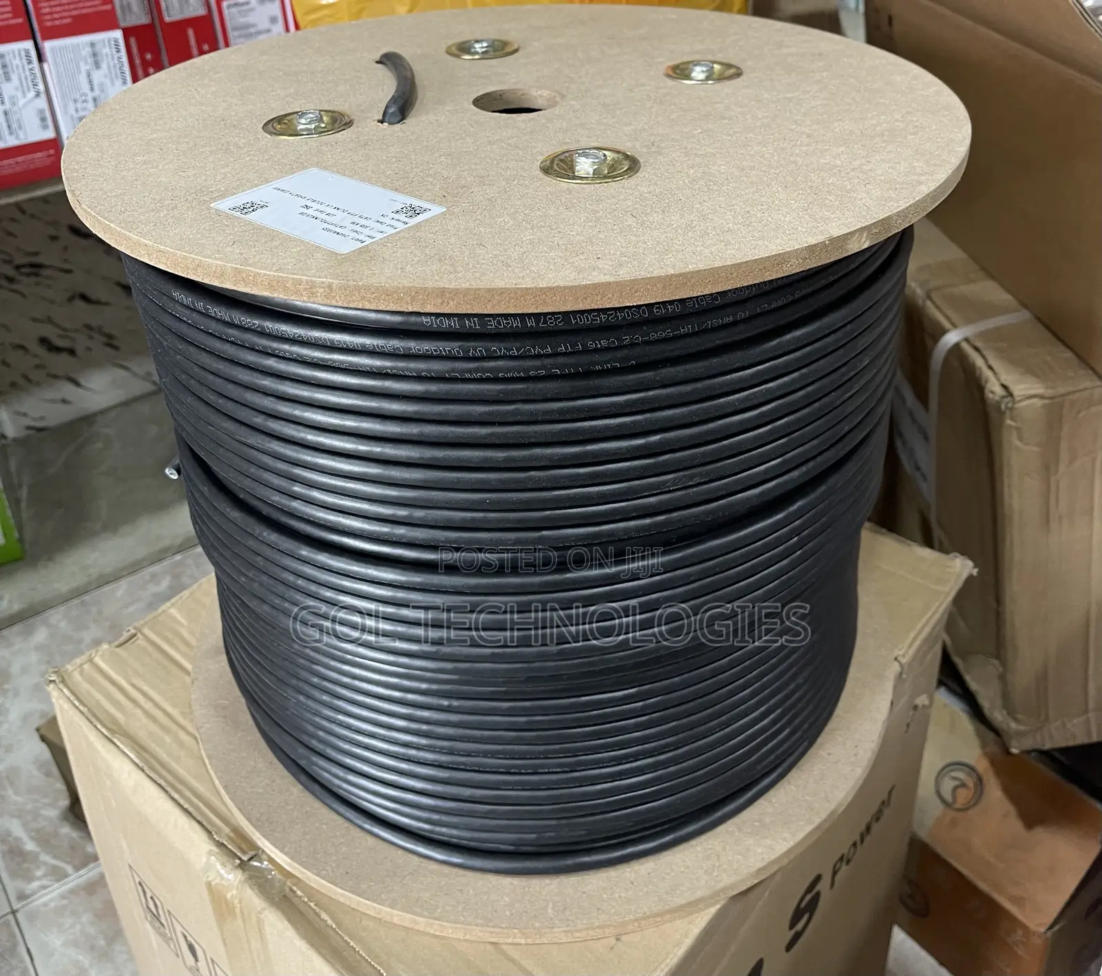 D-Link FTP Outdoor Cat6 Cable Double Coated 23 Awg Original in Tesano ...