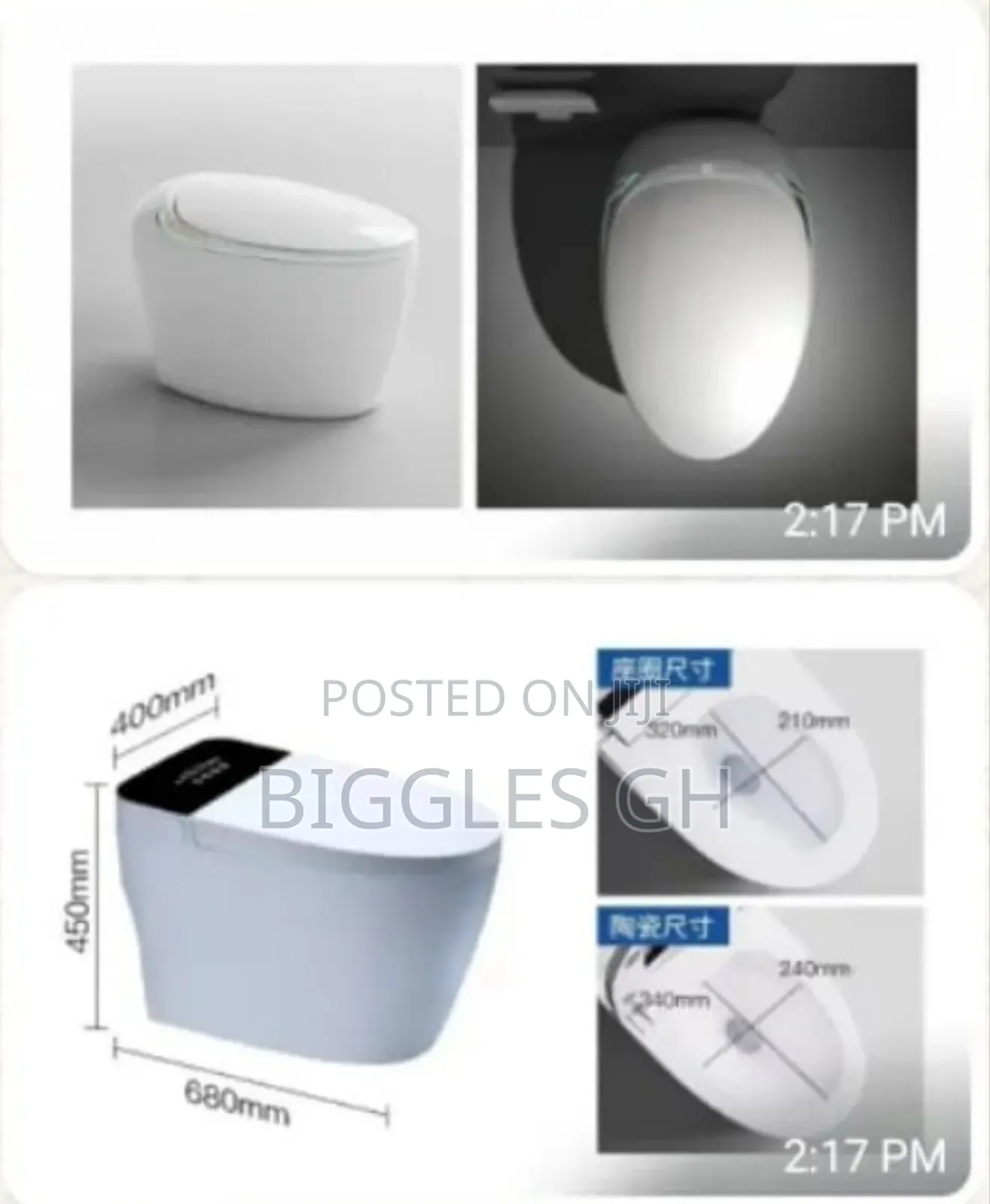 Smart Wc_ Sensor Wc / Automatic Remote Controlled Wc in Accra ...