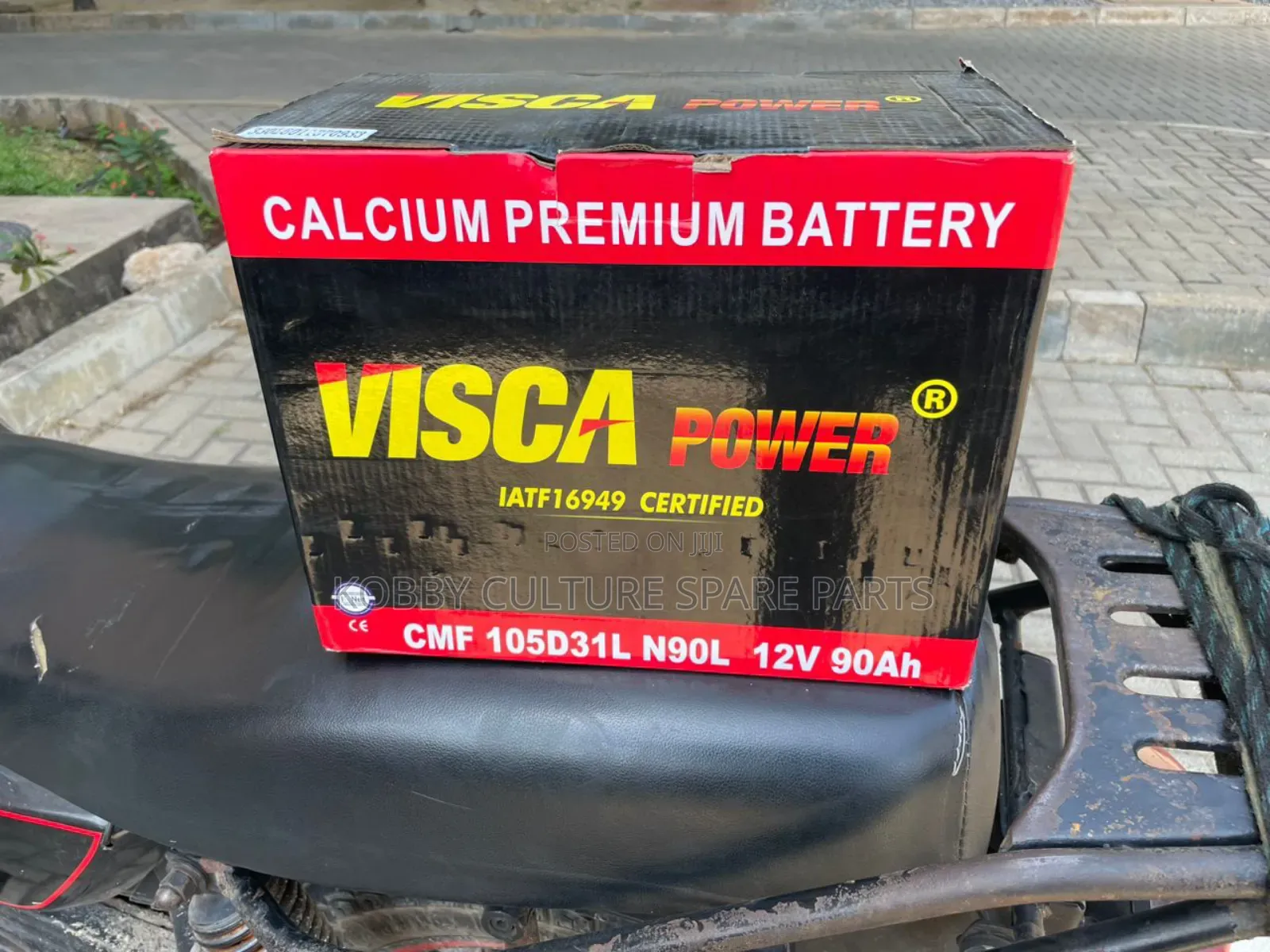 Original Visca 17 Plate Battery Available for All Cars in Abossey Okai ...