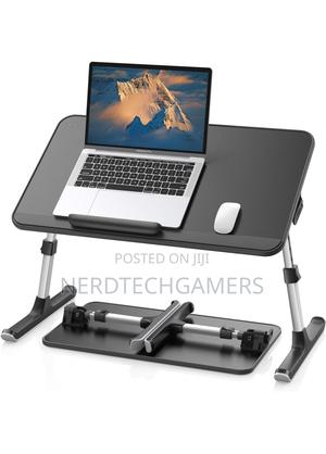 SAIJI Leather Laptop Bed Tray Table, Adjustable Laptop Stand in East ...