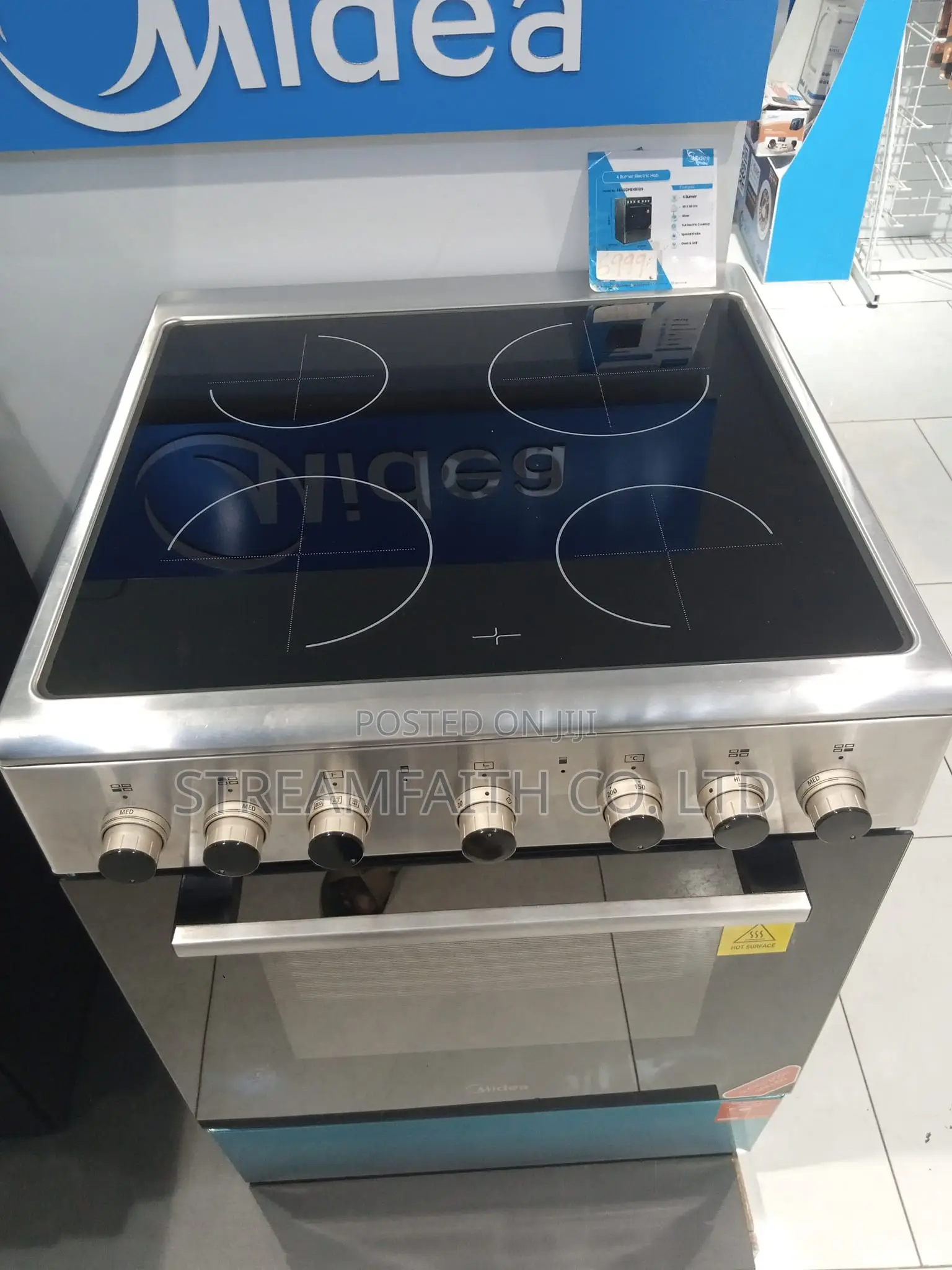 4 Hob 60×60 Electric Cooktop, Midea With Oven Grill in Accra New Town ...