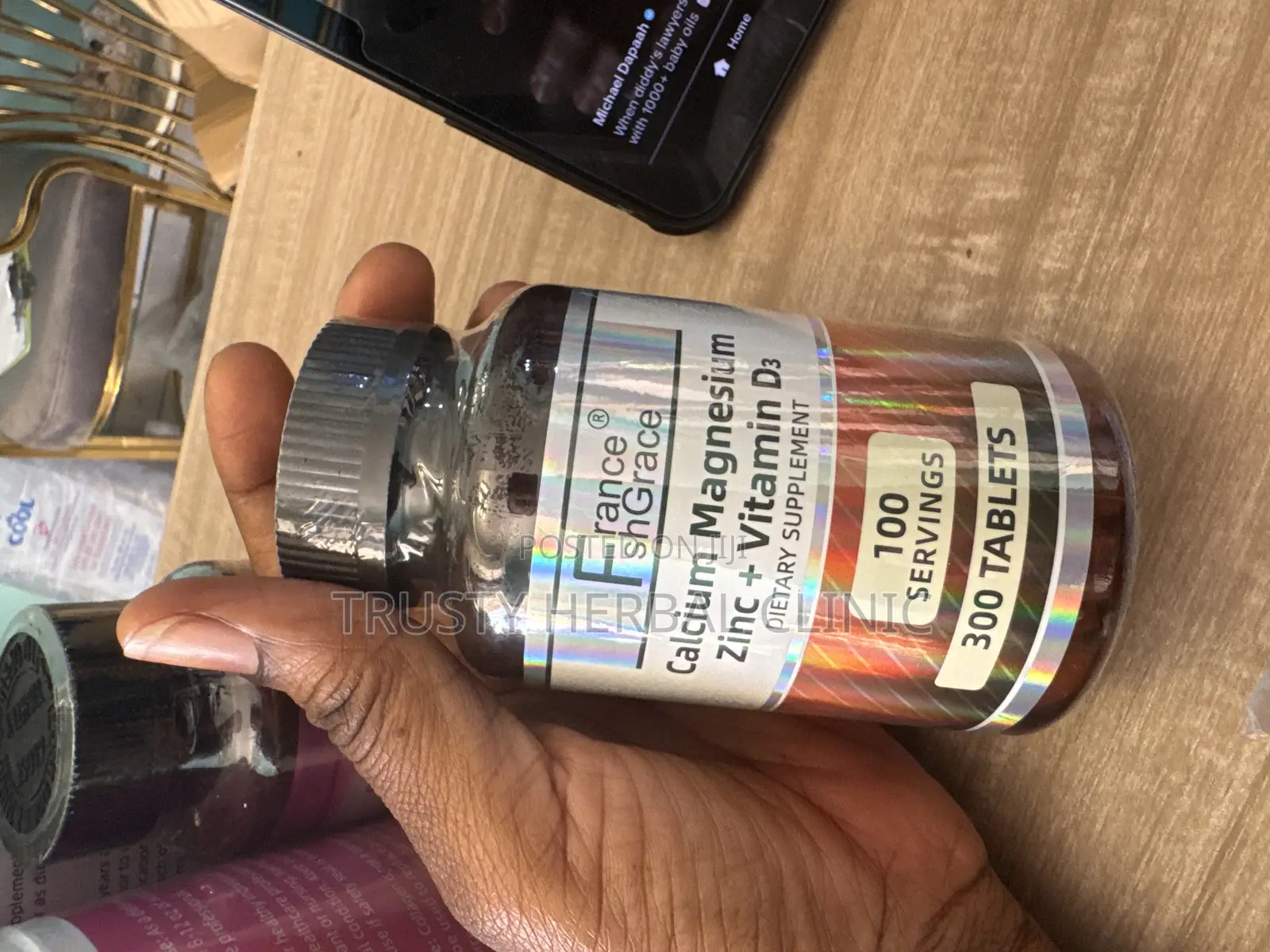 France Fshgrace Calcium,Magnesium,Zinc+Vit D3 (Strong Bones) in Accra ...