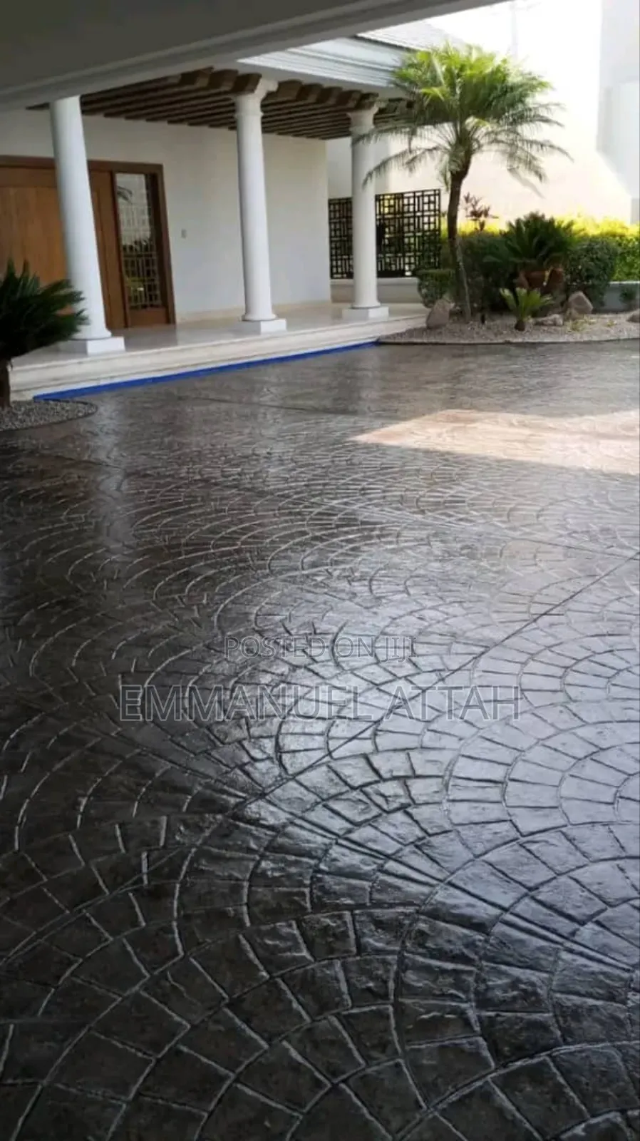 Concrete Floor Stamp Designing in Accra Metropolitan - Building & Trade ...