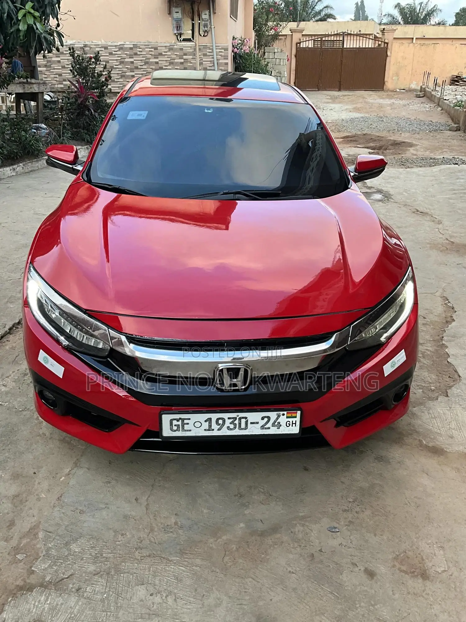 Honda Civic 2017 Red in Achimota - Cars, Prince Noah Kwarteng | Jiji.com.gh