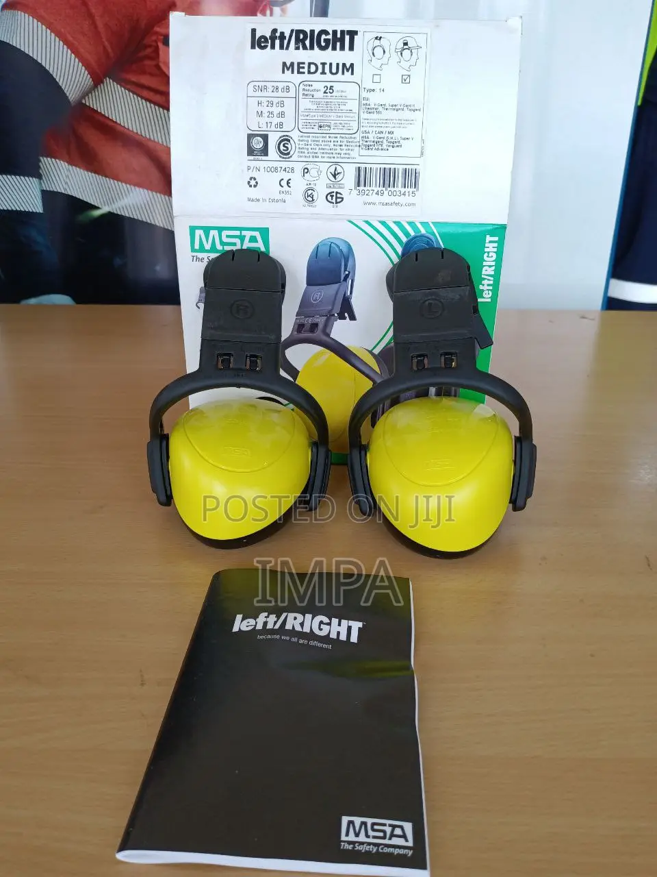 Msa Helmet Mounted Ear Muffs Snr:28db for sale - IMPA Price: GH₵ 570 on ...