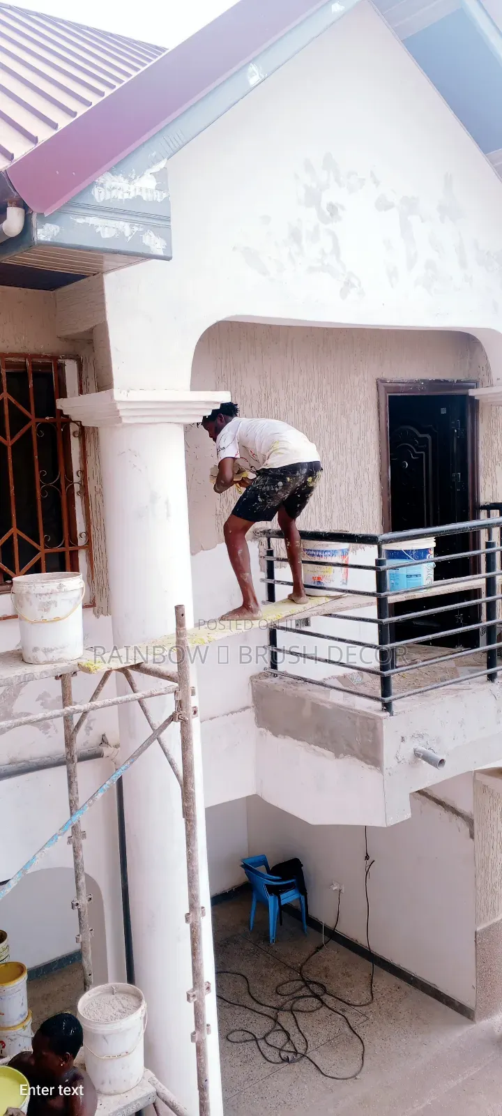 Waterlogged Graffiato Paint in Accra Metropolitan - Building & Trade ...