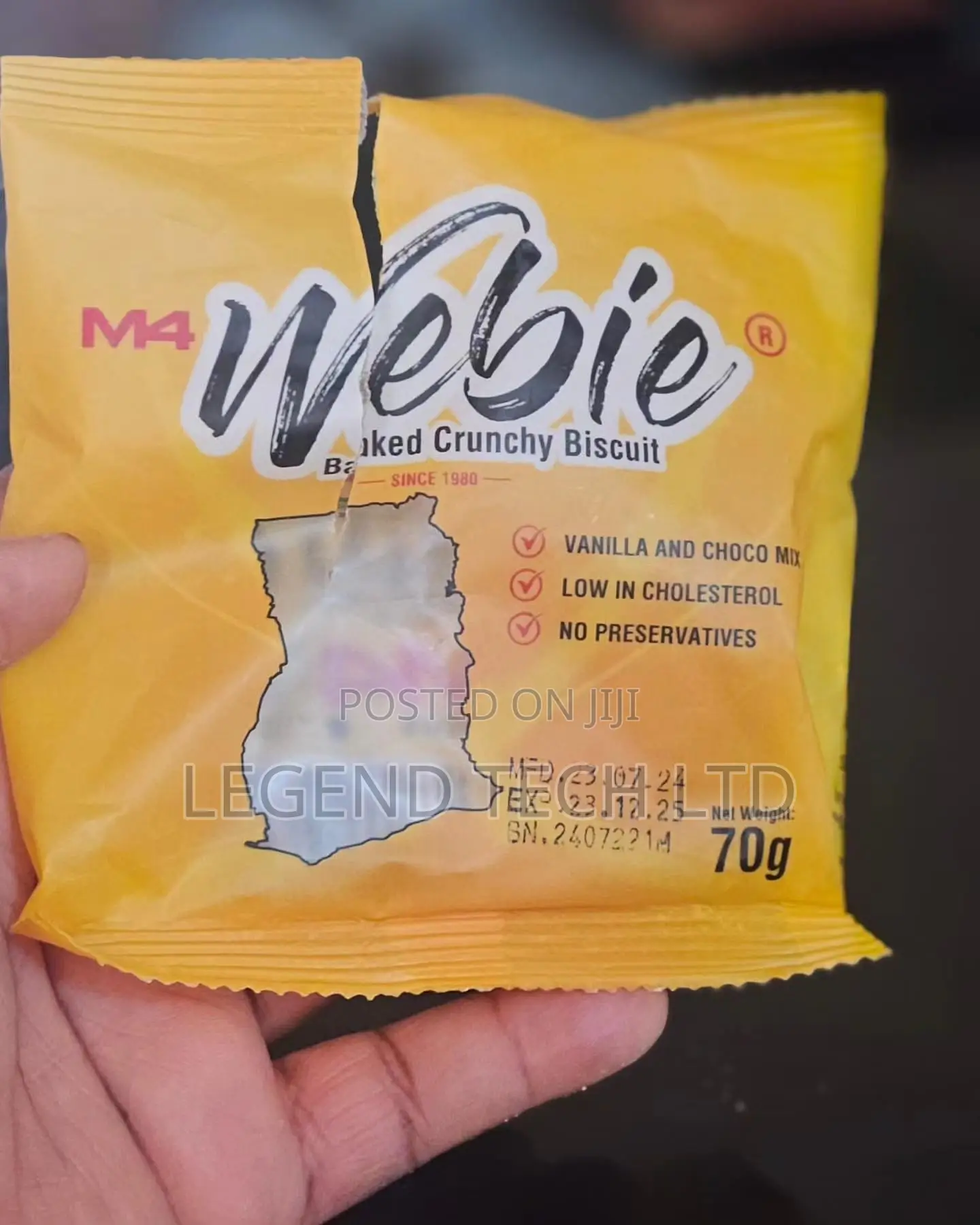 Webie Baked Crunchy Biscuits Vanilla/Chocolate in Accra Metropolitan ...