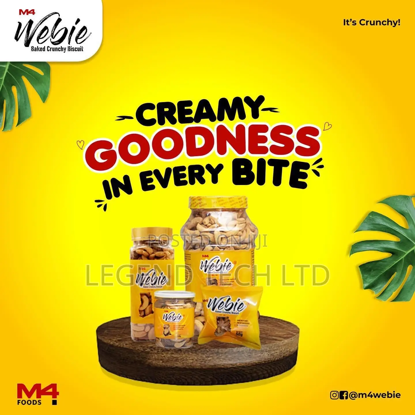 Webie Baked Crunchy Biscuits Vanilla/Chocolate in Accra Metropolitan ...